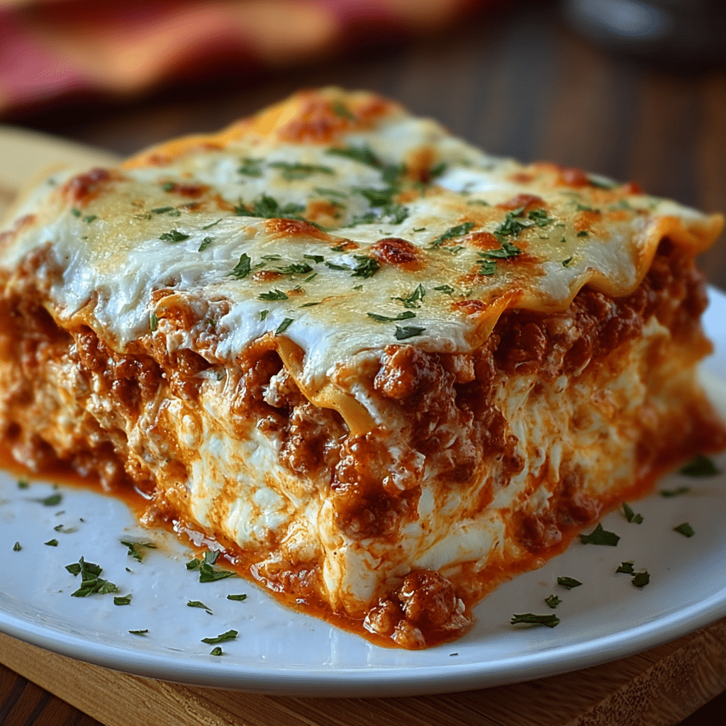 Lasaña con Requesón (Cottage Cheese) - Foodmacronutrient